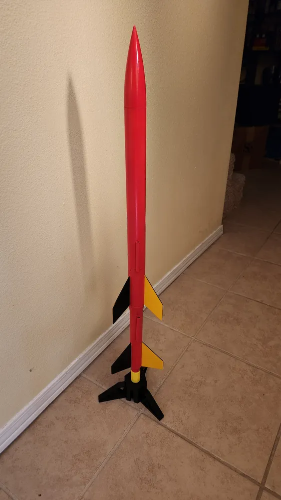 Model Rocket Display Stand (Rocket Insert Part) by ...