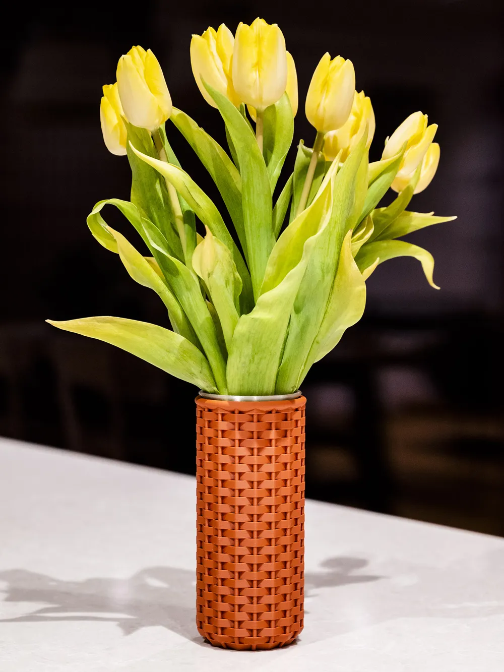 Watertight woven vase with basked weave texture - Free 3D Print Model ...