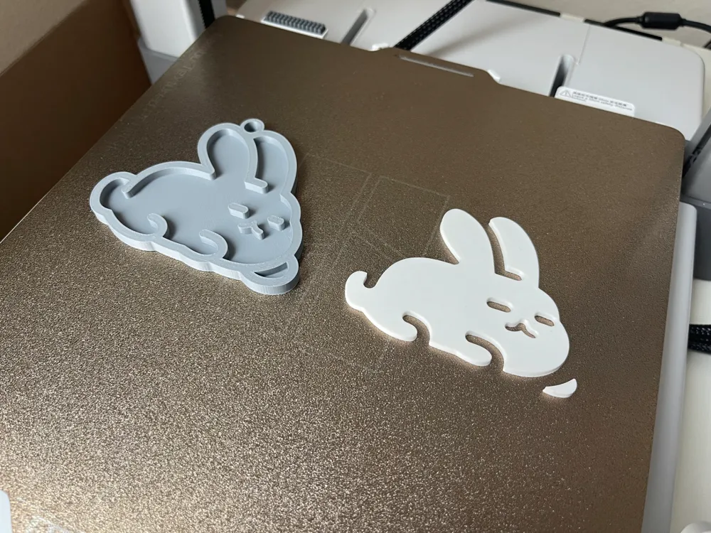 Cute Rabbit Key Tags / NFC Tags by Evan_muhaha - MakerWorld