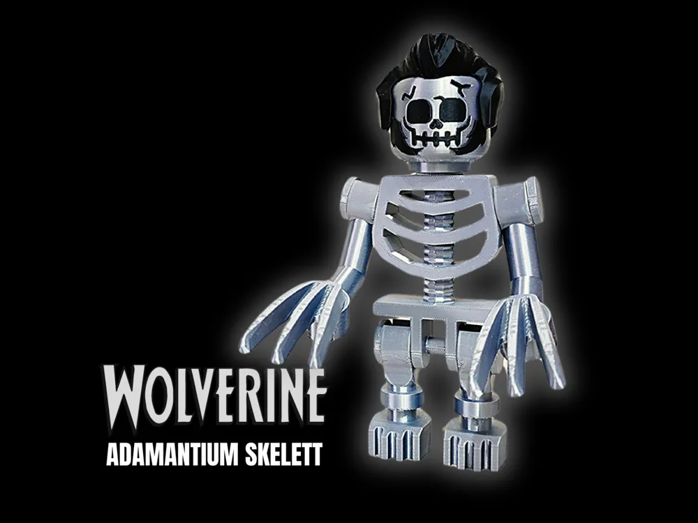 Wolverine Adamantium Skeleton * 500% Scale * Figure by thereallagnor69 ...