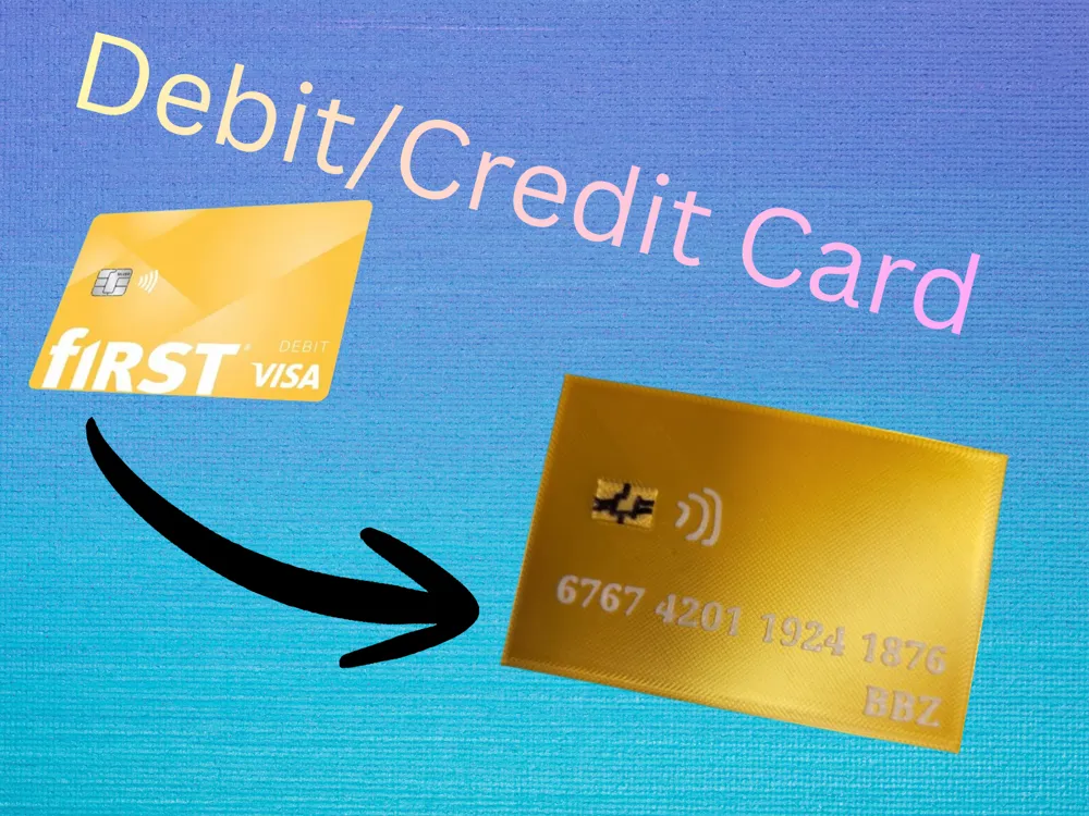 Debit/Credit Card - Free 3D Print Model - MakerWorld