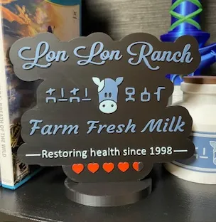 Lon Lon Ranch Zelda Decor Sign by Brit - MakerWorld