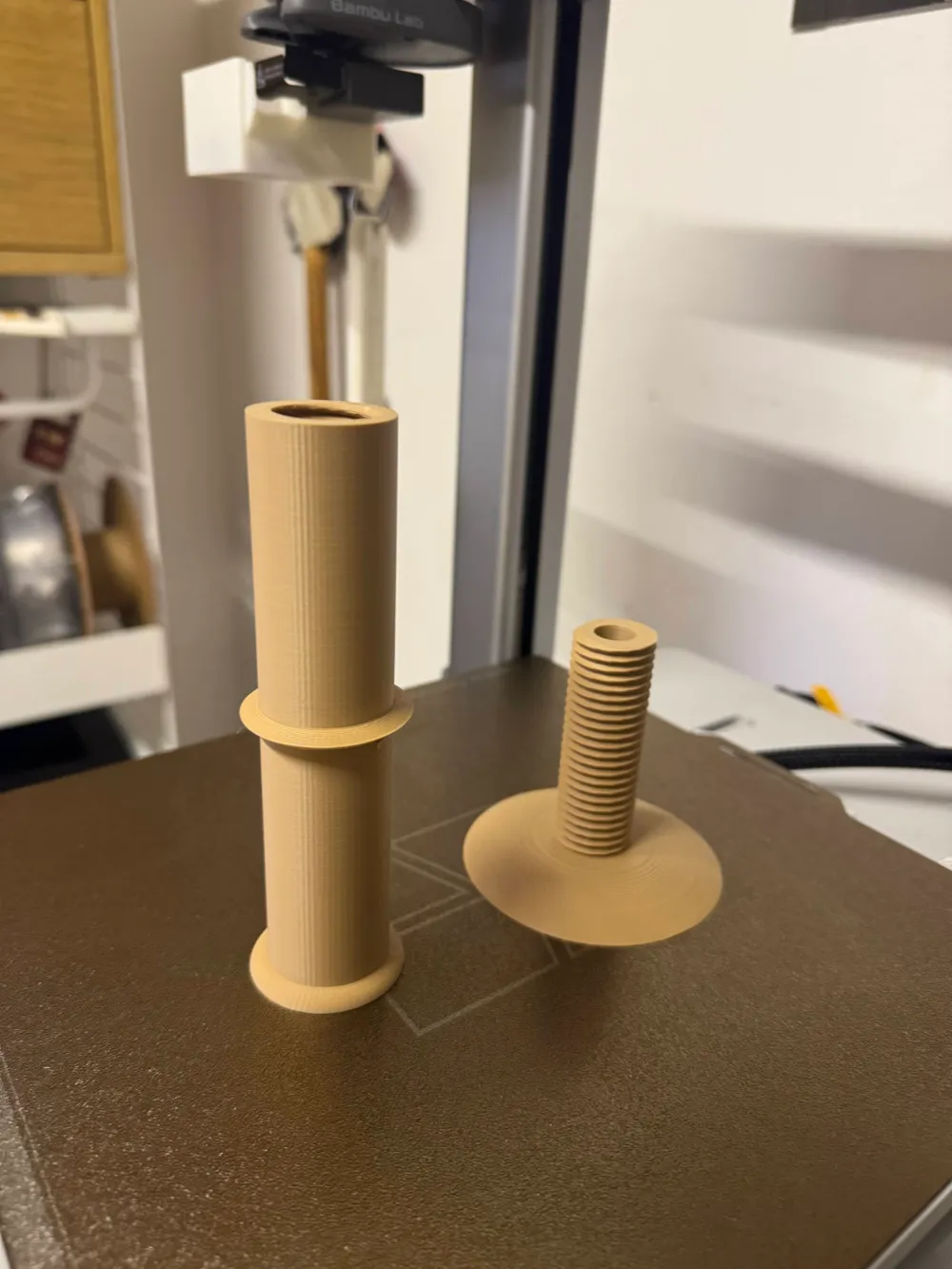 Simple Filament Spool Wall Mount by YB MakerWorld: Download Free 3D Models