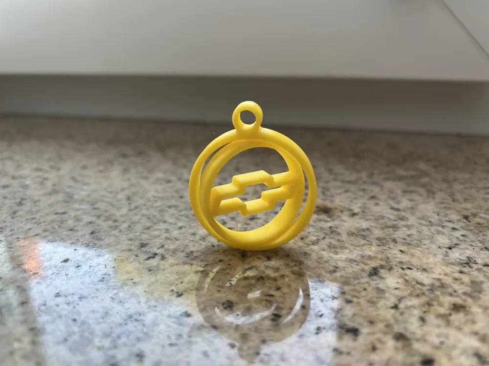 Chevrolet gyro keychain by kobosiek MakerWorld: Download Free 3D Models