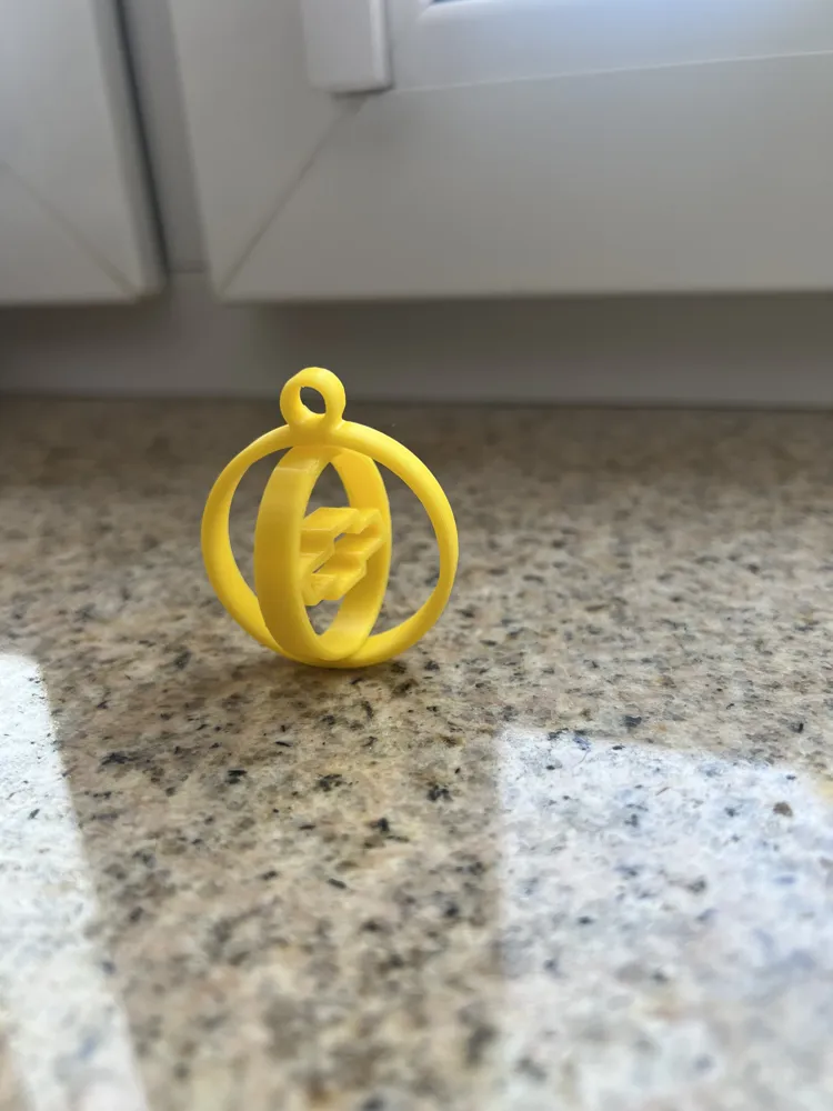 Chevrolet gyro keychain - Free 3D Print Model - MakerWorld