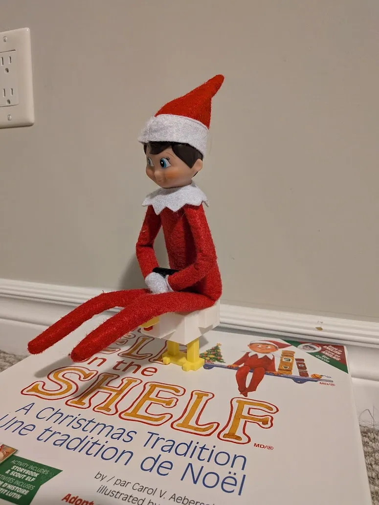 Chicken jockey (mine craft) elf on the shelf - Free 3D Print Model ...