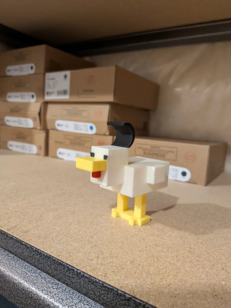 Chicken jockey (mine craft) elf on the shelf - Free 3D Print Model ...