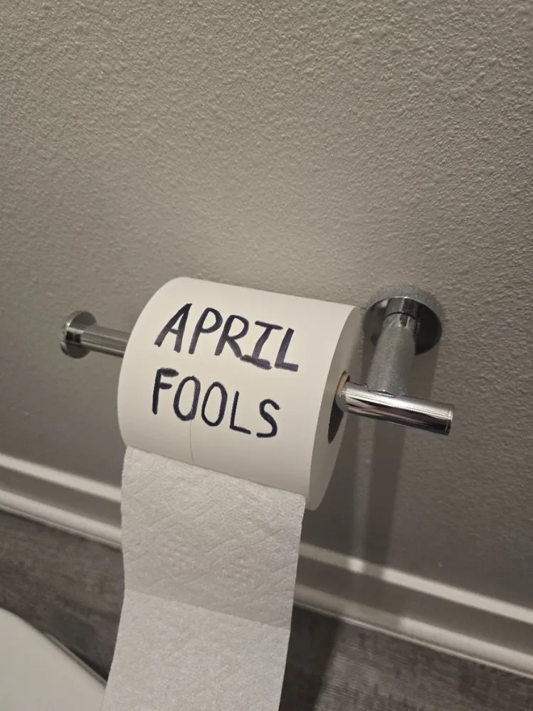 APRIL FOOLS!!! Prank Toilet Paper Roll - Free 3D Print Model - MakerWorld