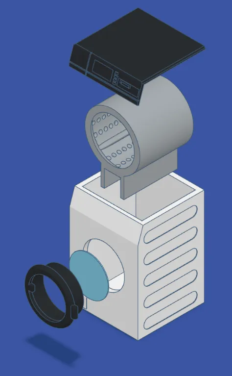 Dollhouse - Prop Washing Machine V2 - Free 3D Print Model - MakerWorld