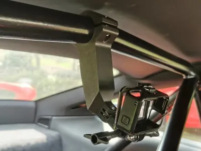 3D Printed GoPro Mount for 44mm Roll Cage v2 Remixed by Bob Panna ...