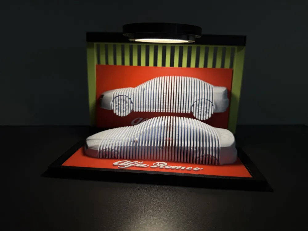 Alfa Romeo 159 - Layered Car model! - Free 3D Print Model - MakerWorld