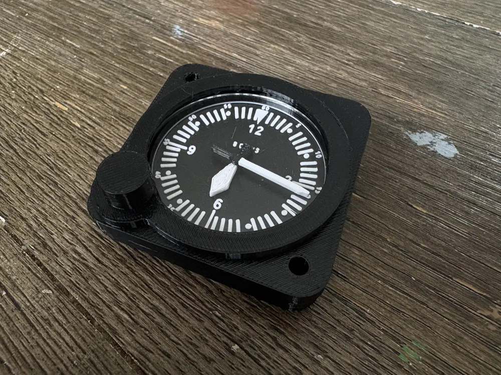 P-51 Mustang Clock by HolyHappiness MakerWorld: Download Free 3D Models