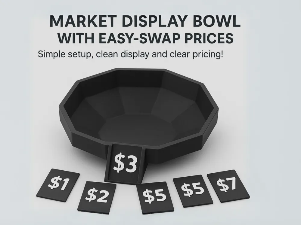 Display bowl - Store display - seller stand - Free 3D Print Model ...