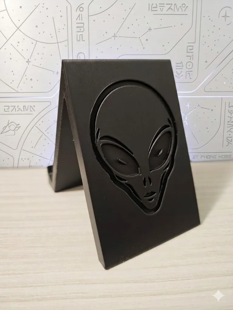 Alien UFO Phone Stand (simple build) - Free 3D Print Model - MakerWorld
