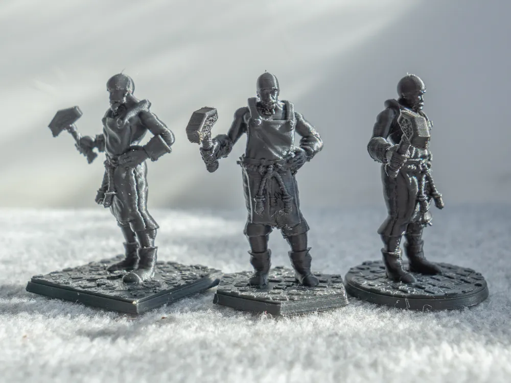 DnD Miniature Human Blacksmith by fb-artwork - MakerWorld