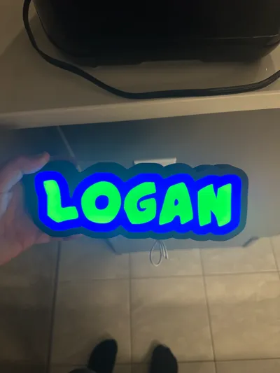 Jonah Name Light Box by DylansLightBoxes - MakerWorld