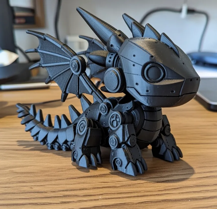Robot Dragon - Free 3D Print Model - MakerWorld