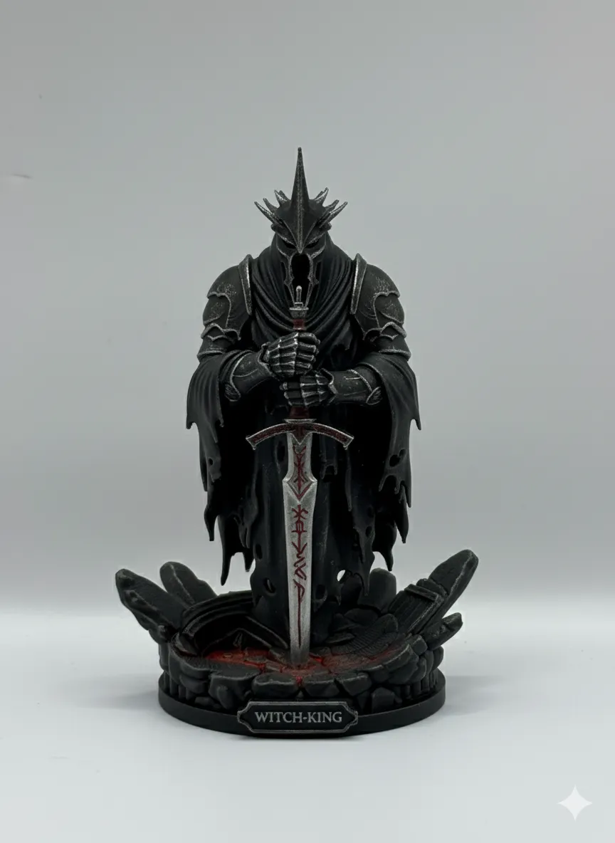 Lord of the Nazgûl: Witch-King 3D Model - Free 3D Print Model - MakerWorld