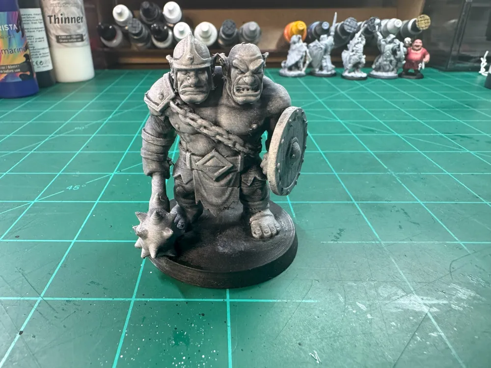 Ettin Two-Head Giant: DnD / D&D / Pathfinder Mini by PlayerX MakerWorld ...