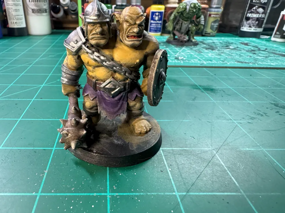 Ettin Two-Head Giant: DnD / D&D / Pathfinder Mini by PlayerX MakerWorld ...