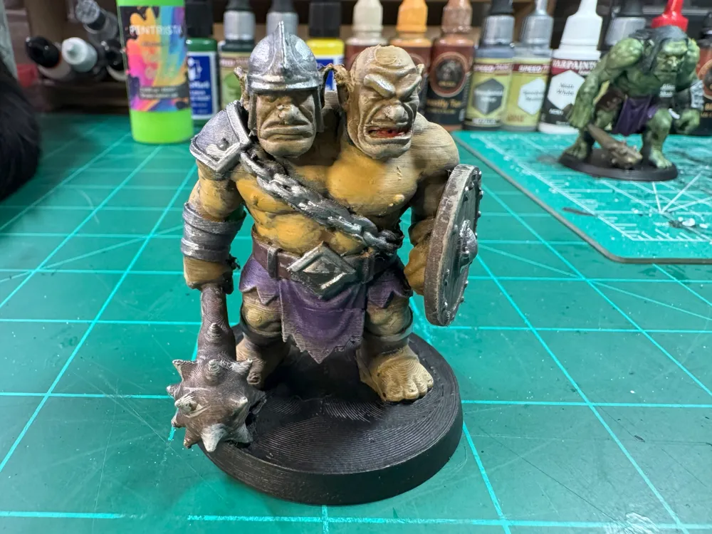 Ettin Two-Head Giant: DnD / D&D / Pathfinder Mini by PlayerX MakerWorld ...