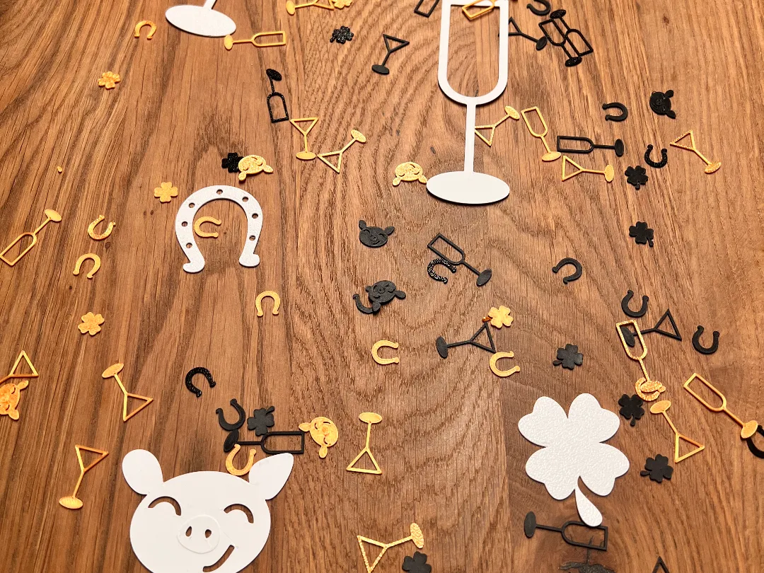 2026 New Year's Eve Table Decoration Silvester - Free 3D Print Model ...