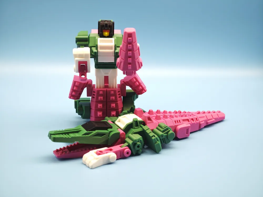 Transformers Croc-Dragon Headmaster Combiner Assembly Articulated ...