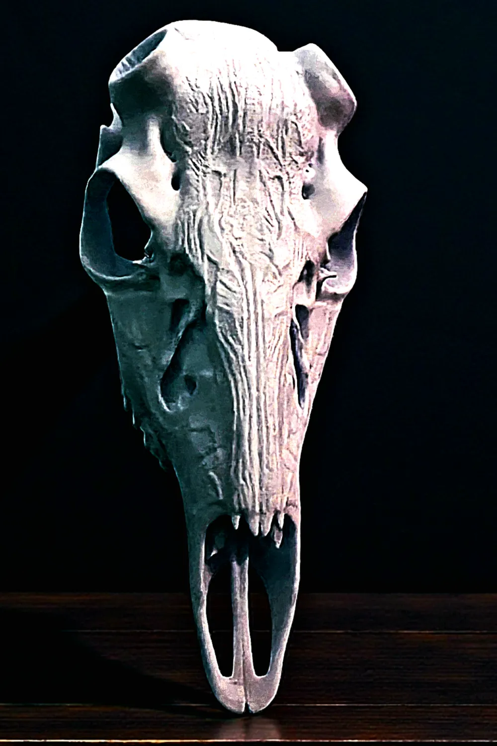 Graphic Deer Skull "Obsession" Bullet Anchor Mount - Free 3D Print ...