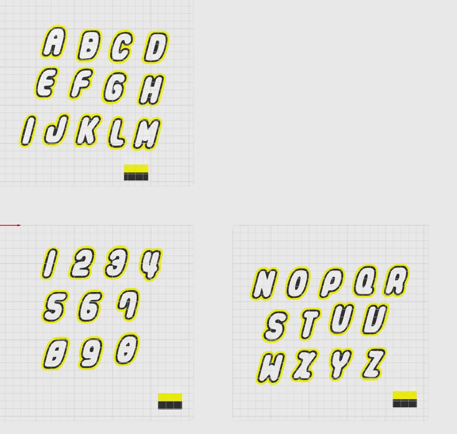 Brick Font Letters that fit Bricks or Base Platesz by mspark607 ...