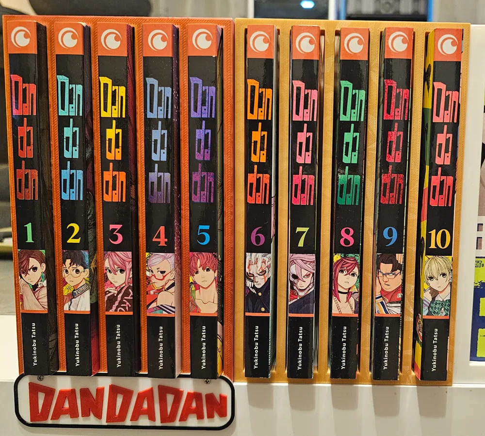 Manga Wall Shelf - Manga slipcase - Free 3D Print Model - MakerWorld