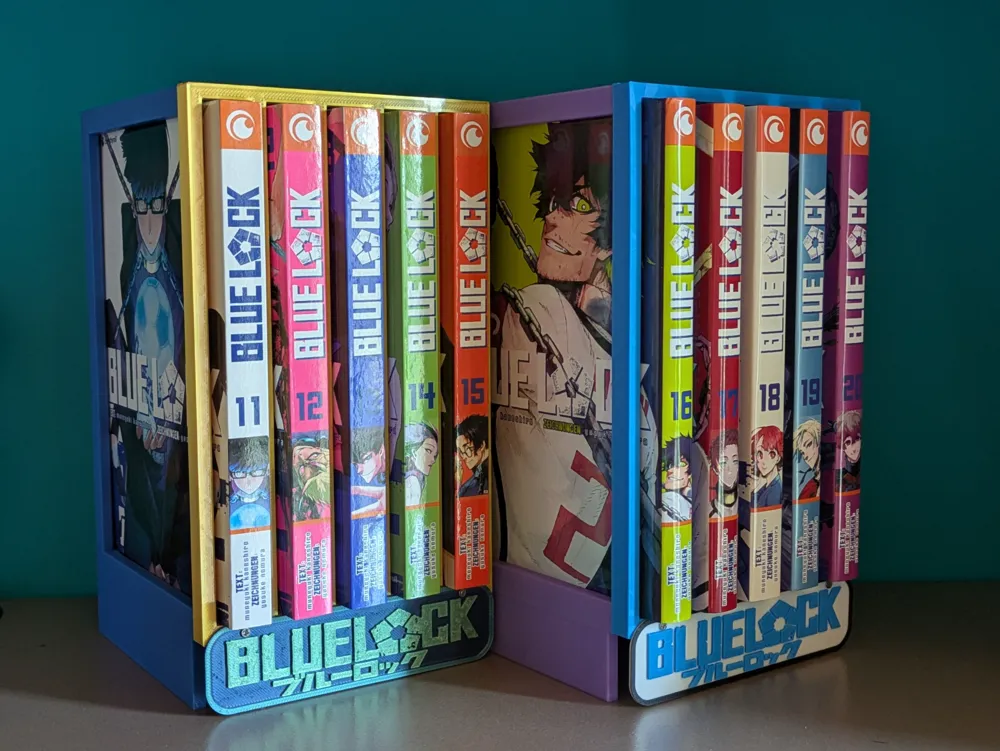 Manga Wall Shelf - Manga slipcase - Free 3D Print Model - MakerWorld