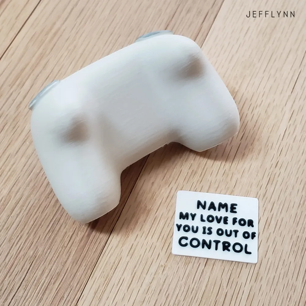 Cute Game Controller Gift for Valentine's - Free 3D Print Model ...
