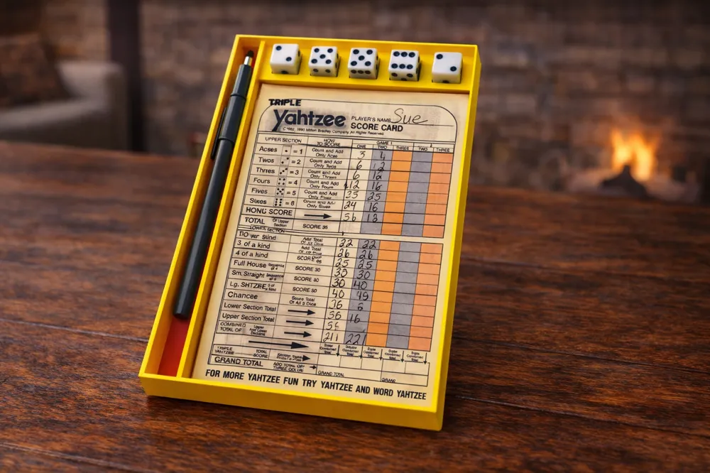 Yahtzee - Full Size Storage Box - Free 3D Print Model - MakerWorld