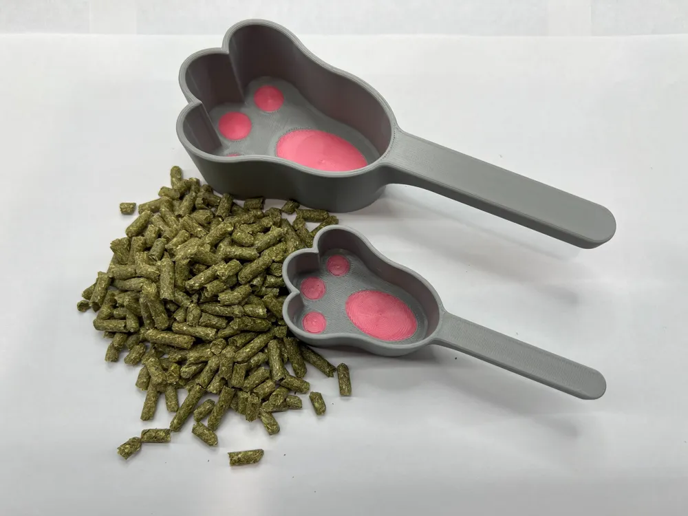 Rabbits Foot Feed Scoop by dmwalker MakerWorld: Download Free 3D Models