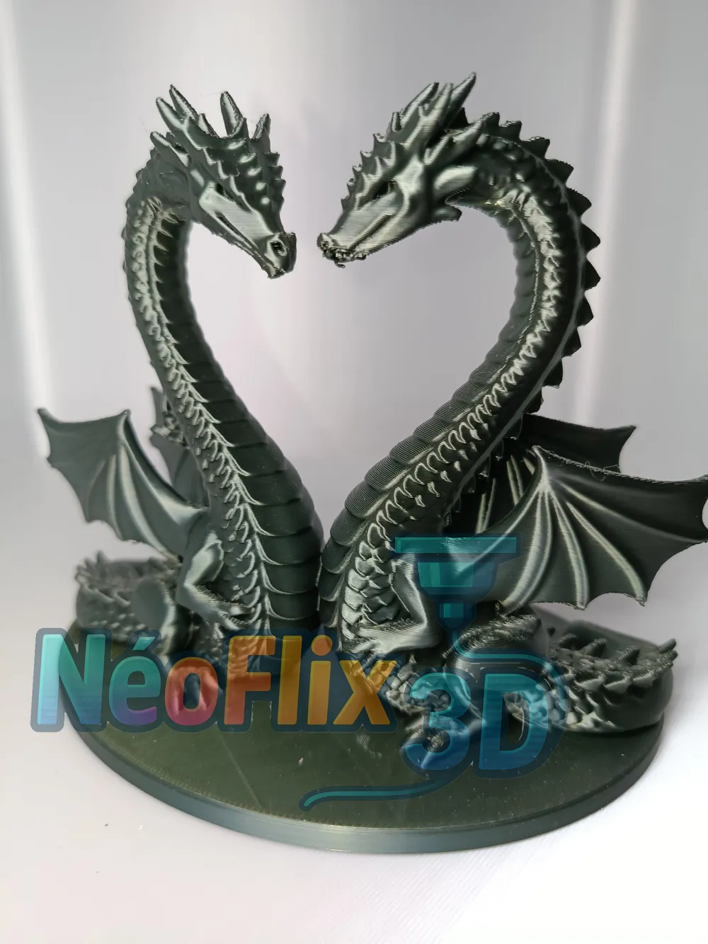 Loving Monkeys – 3D Heart Sculpture - Free 3D Print Model - MakerWorld