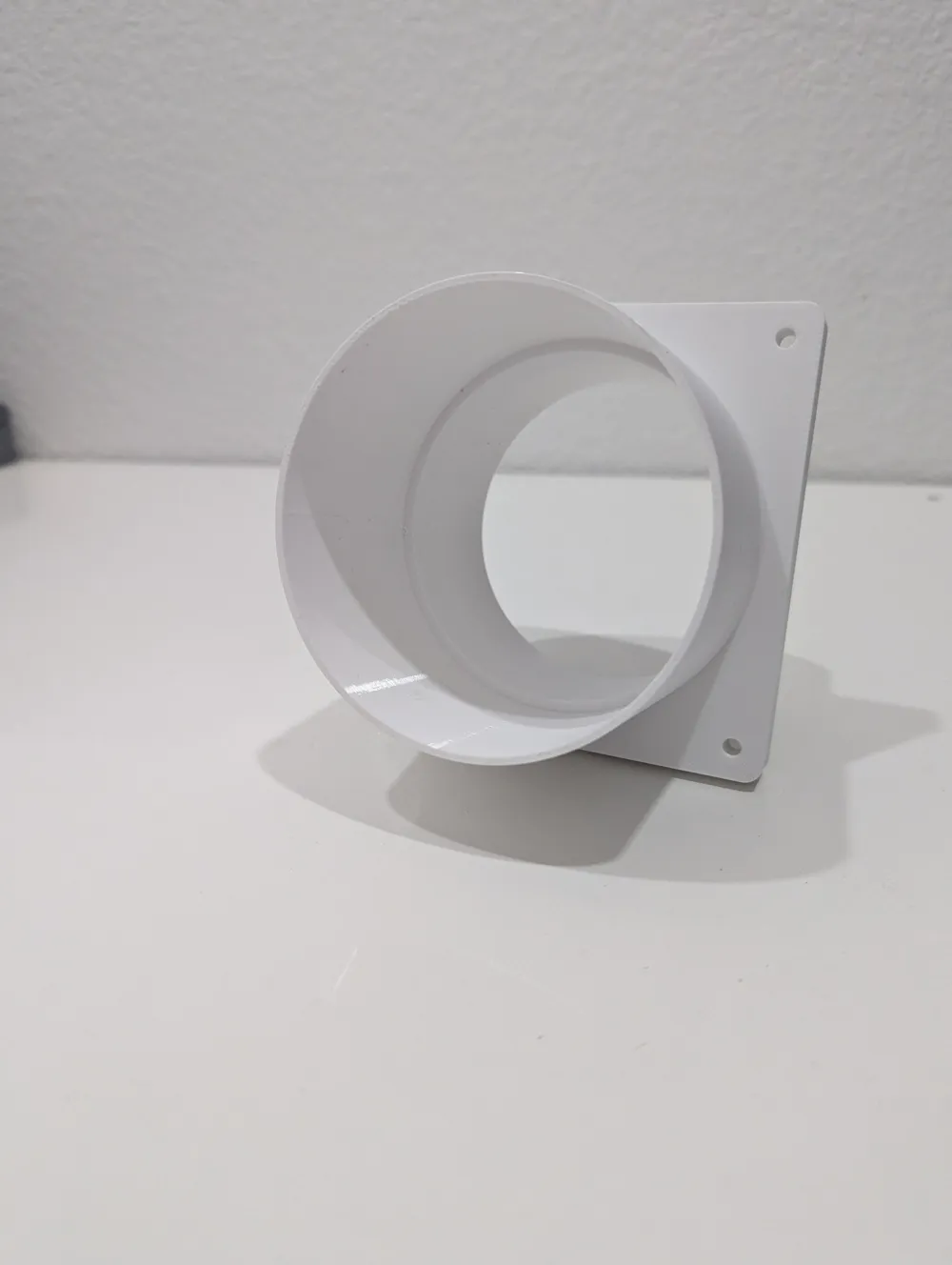 4in Duct Pass Through and Backdraft Damper Adapter - Free 3D Print ...