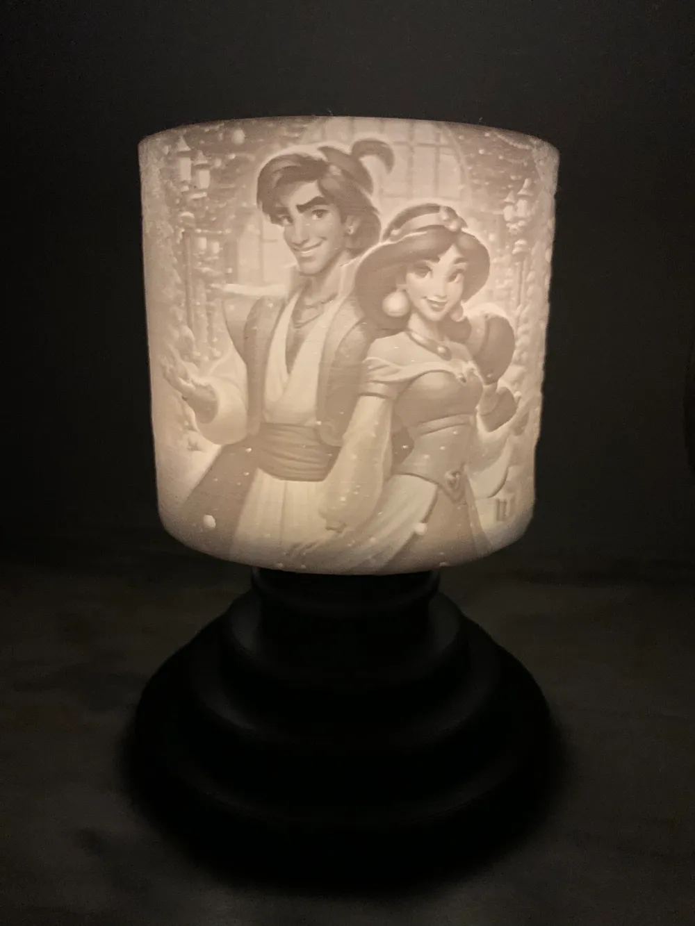 Lito Tea Light Aladdin e Jasmine by roby85r MakerWorld: Download Free ...