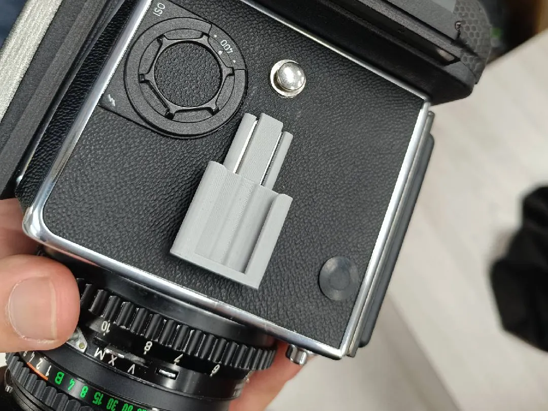Hasselblad 500 Series Cold Shoe - Free 3D Print Model - MakerWorld
