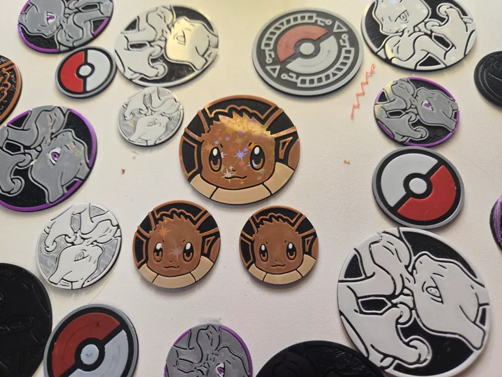 Eevee Coin (Pokemon TCGP) by CarlThePumpkinMan - MakerWorld