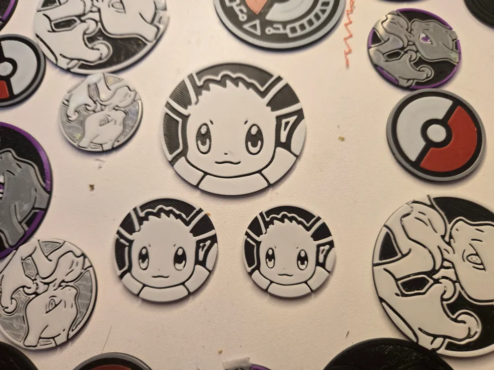 Eevee Coin (Pokemon TCGP) by CarlThePumpkinMan - MakerWorld