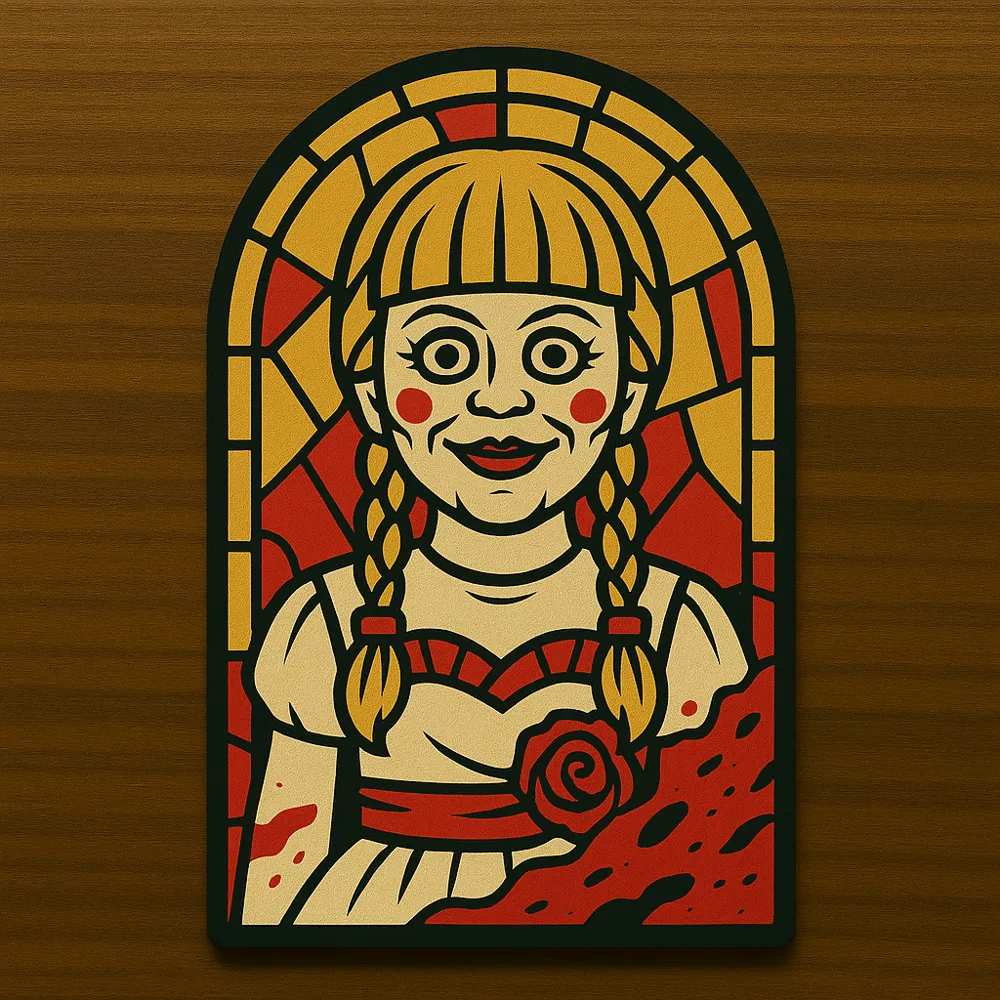 Annabelle Stained Glass Wallart by 3DPrintsForYou MakerWorld: Download ...