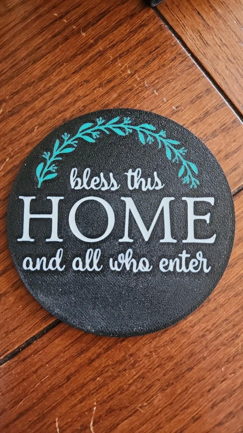 Bless This Home Coaster by Shaggys3D - MakerWorld