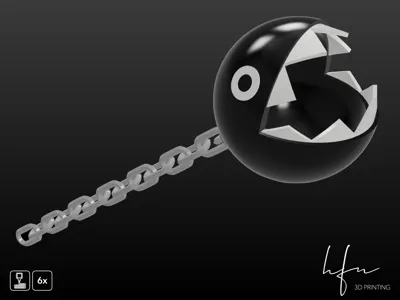 Chain Chomp | Super Mario by hfn - MakerWorld