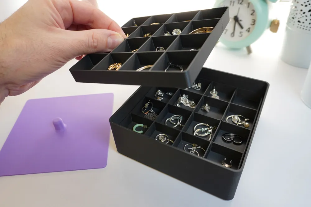 Jewellery Box with 3 Layer - Free 3D Print Model - MakerWorld