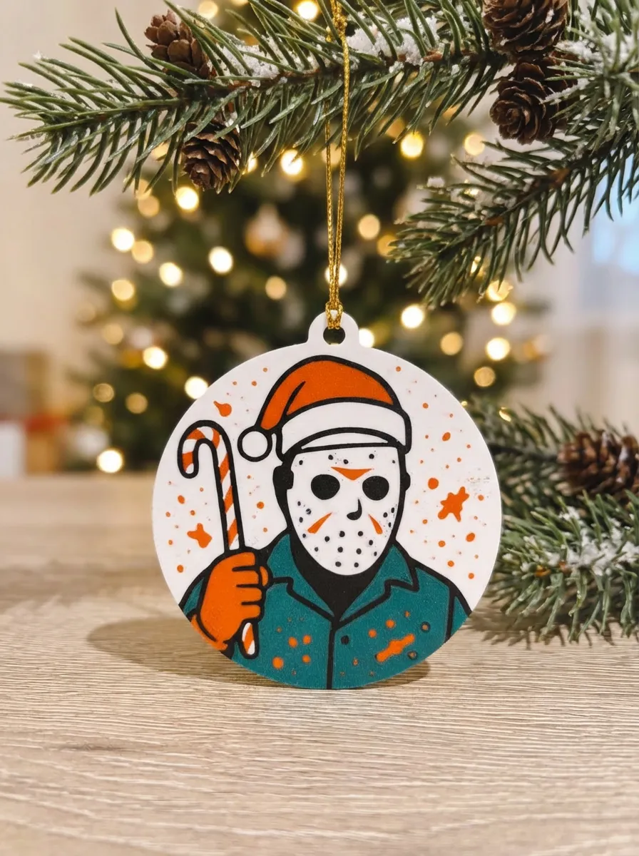 Jason Voorhees Christmas Ornament - Free 3D Print Model - MakerWorld