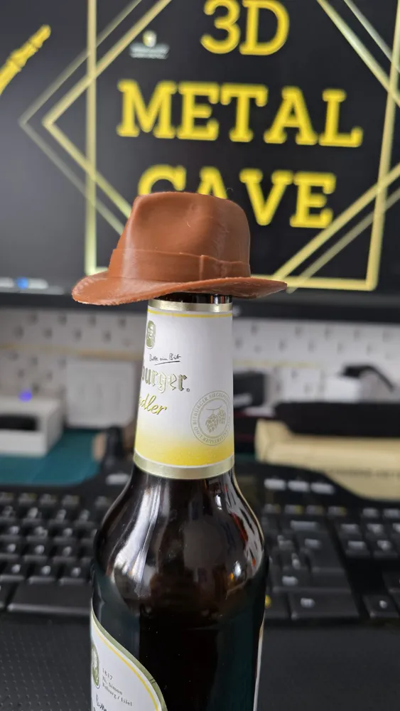 INDIANA JONES HAT Beer Cap - Free 3D Print Model - MakerWorld
