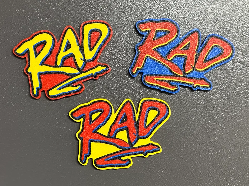 RAD - Movie Logo Magnets by SINTAX - MakerWorld