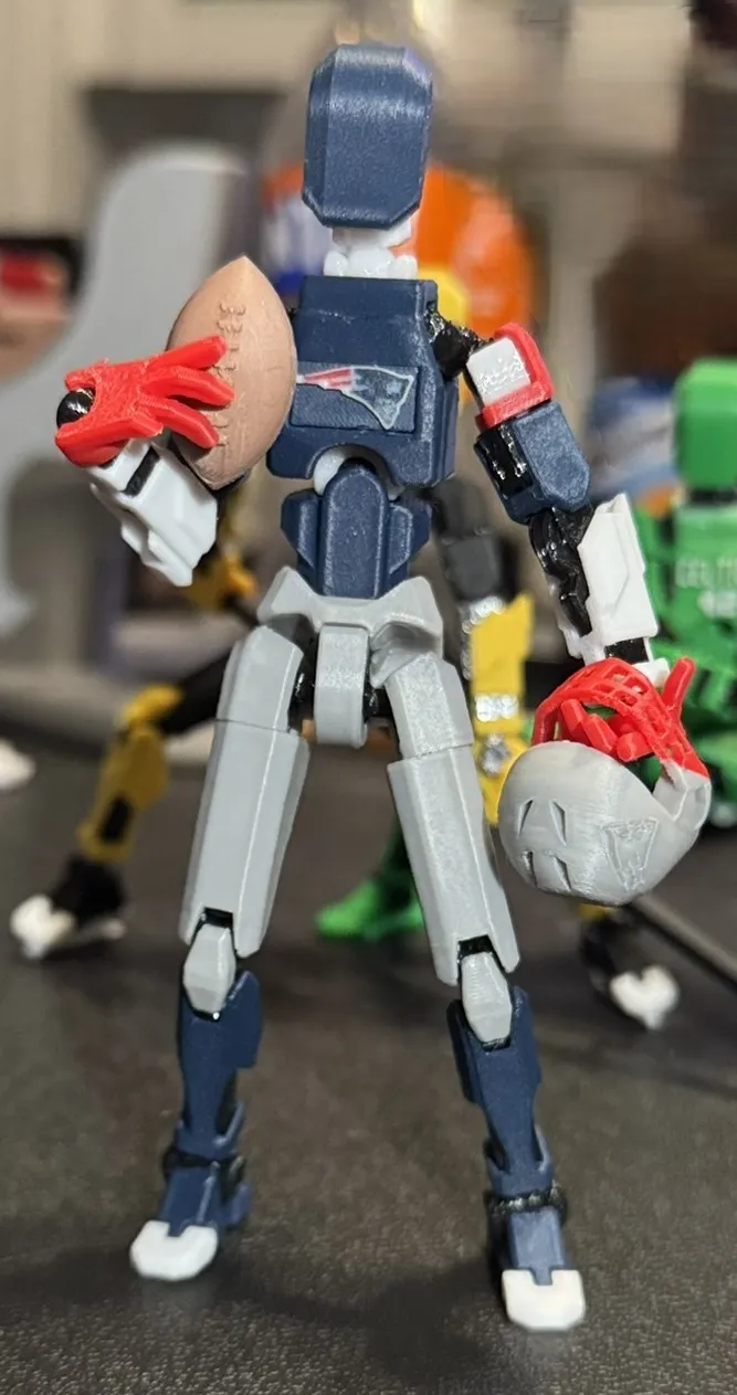 New England Patriots Dummy 13 - Free 3D Print Model - MakerWorld