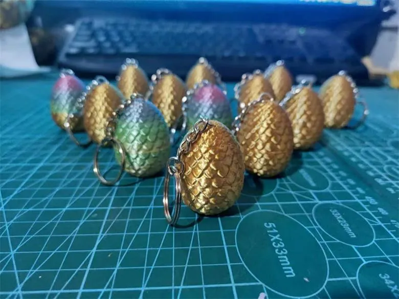 Mini dragon egg keychain Remixed by 闪电鱼³ᴰFlash Fish MakerWorld ...