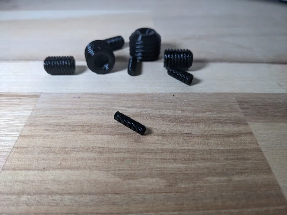 M4 Set Screw Collection M4x3-x35 ISO 4029/DIN 916 by Tycho Design ...